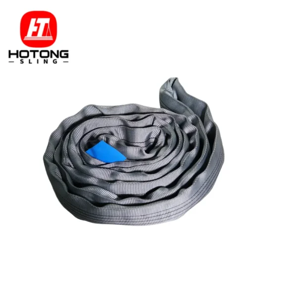 4 Ton Grey Endless Round Soft Lifting Sling EN 1492-2 SF 7:1 - HTSLING